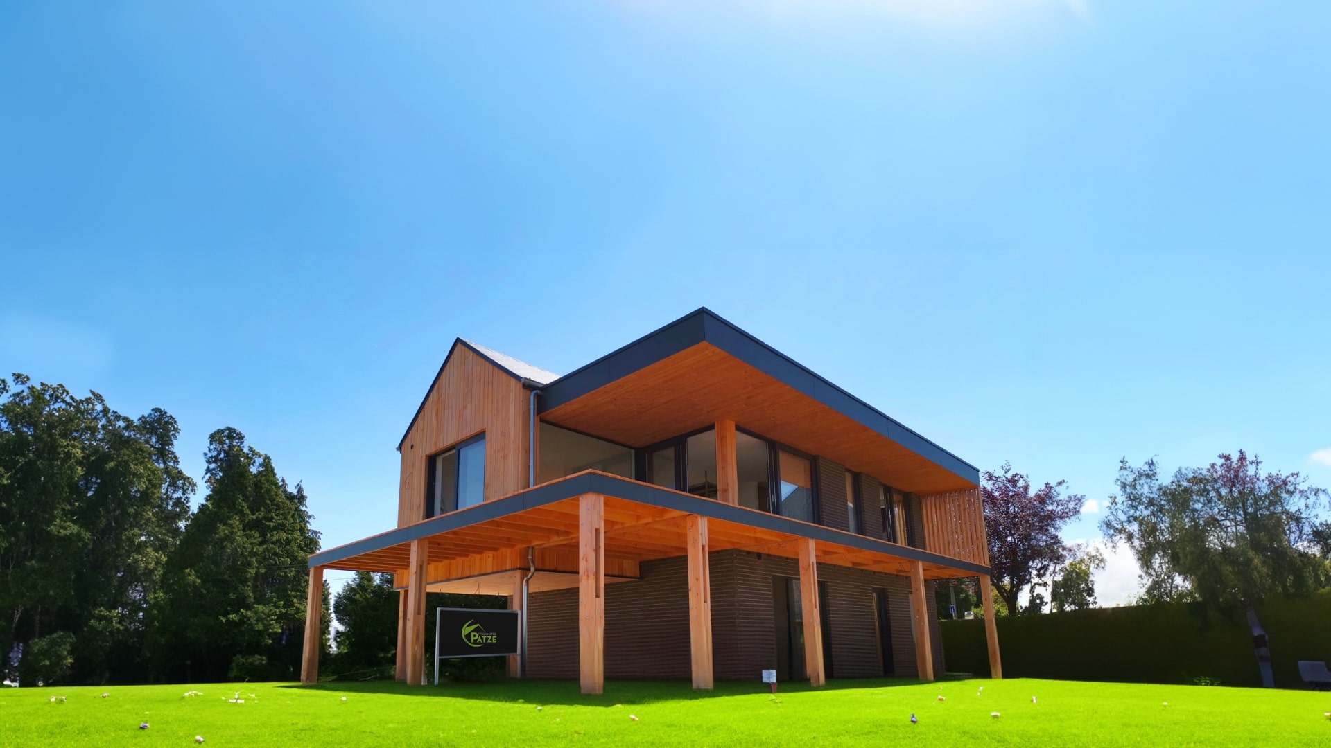 Construction en ossature bois - Maison Patze (Belgique)